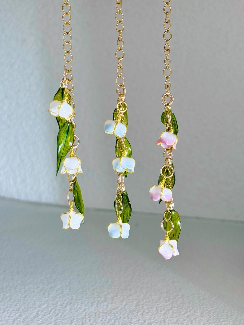Lily of the Valley Car Charm, Custom Rear View Mirror Charm ...