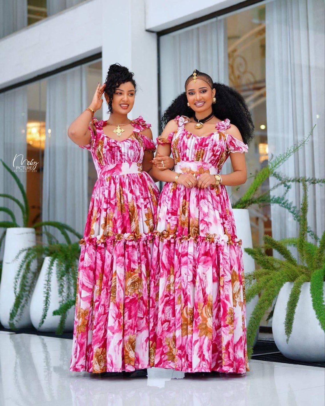 Chiffon Kemis | Handcrafted Ethiopian and Eritrea Chiffon Dresses - Etsy