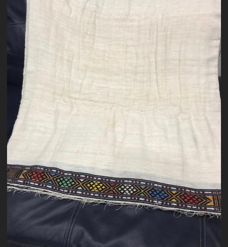 Traditional Ethiopian & Eritrean Gabi | Handwoven Cotton Shawl ...