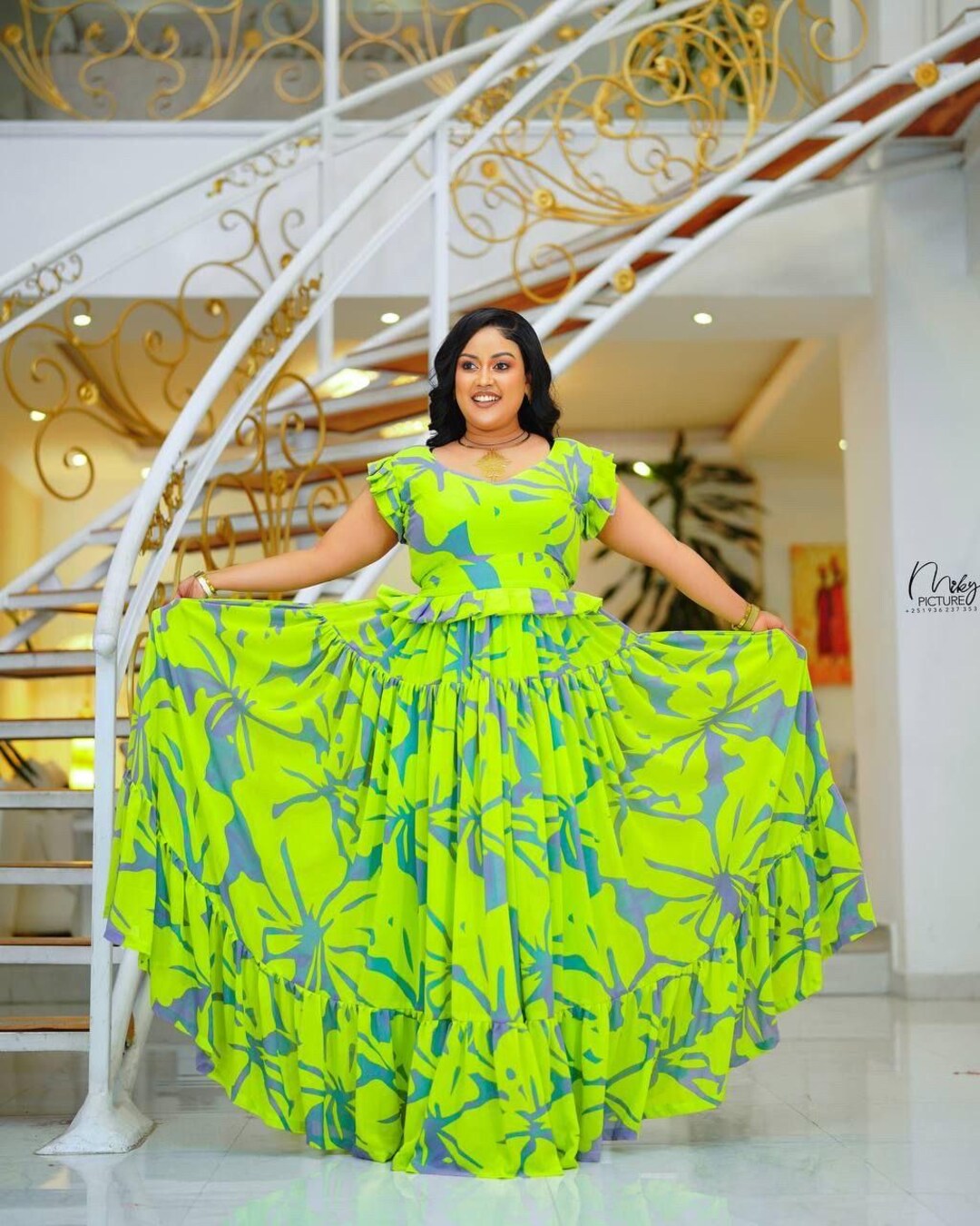 Chiffon Kemis | Handcrafted Ethiopian and Eritrea Chiffon Dresses - Etsy
