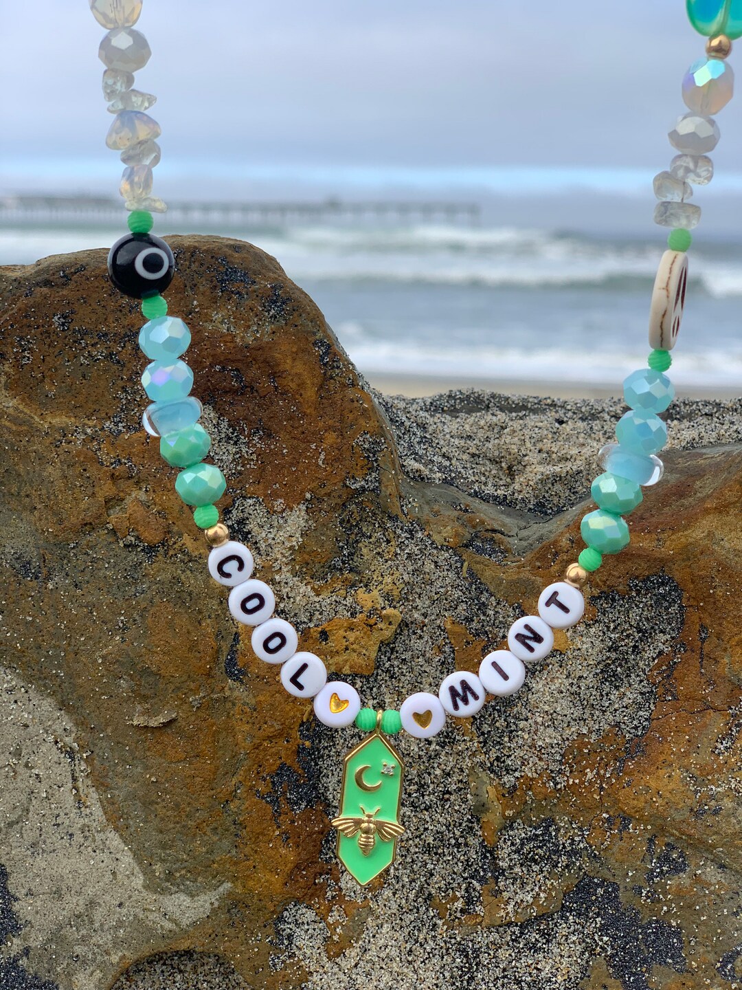 The COOL MINT CHARM Necklace - Etsy