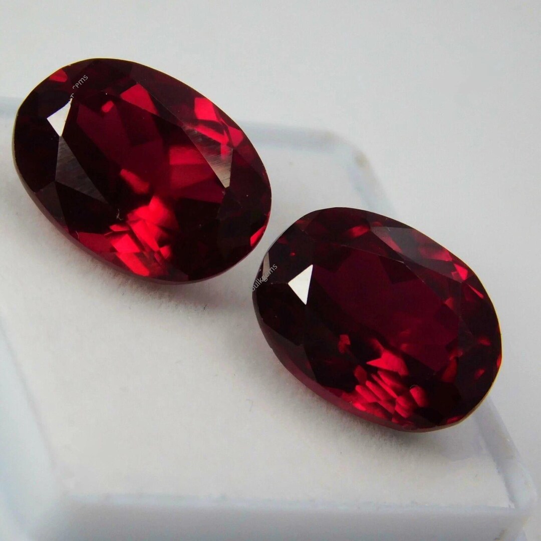14 Ct Natural Ruby Oval Shape Burma Pigeon Blood Red Ruby Gemstone ...