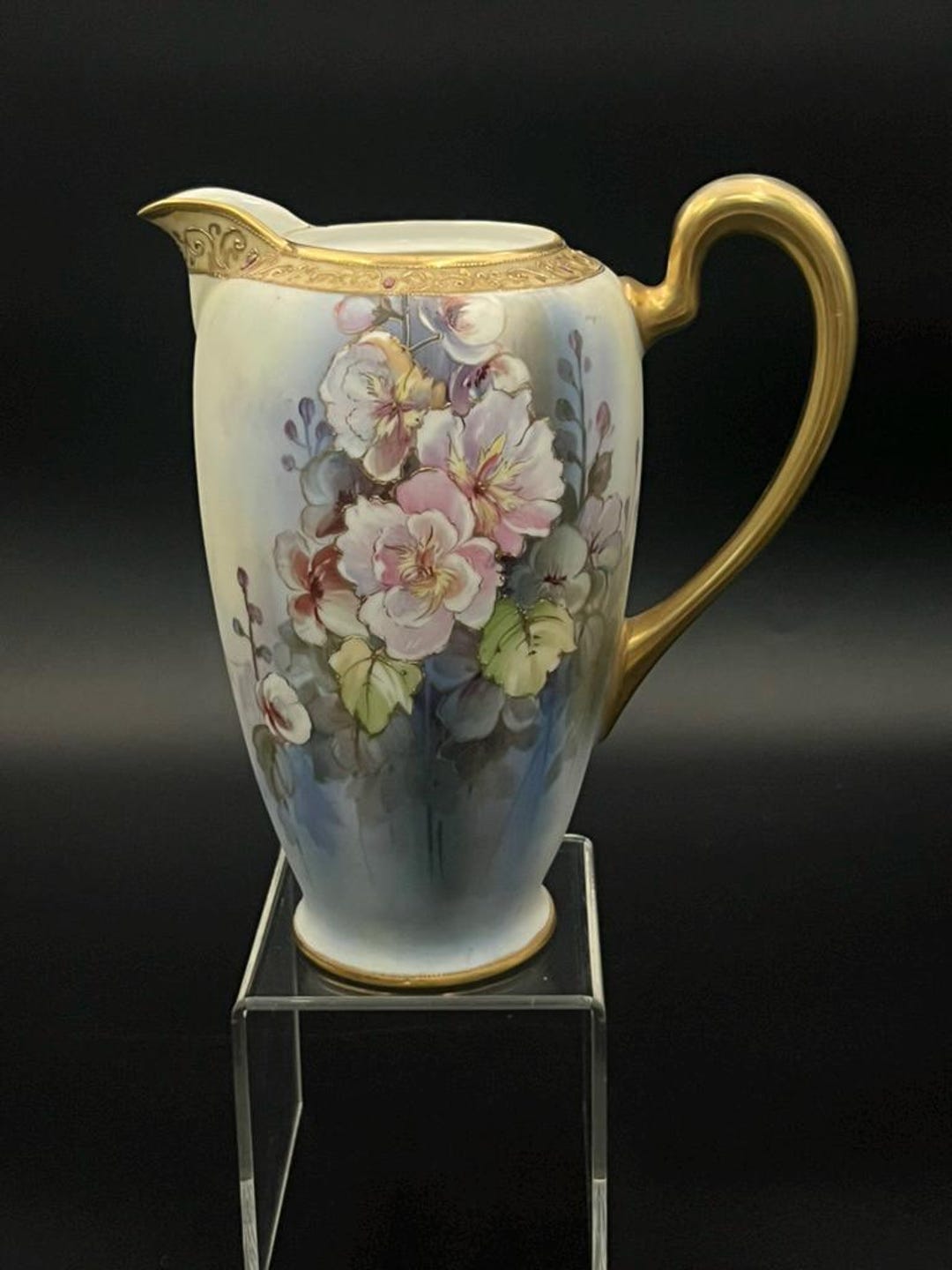 Nippon Pitcher Hand Painted - Etsy