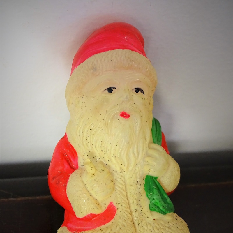 Plastic Santa - Etsy