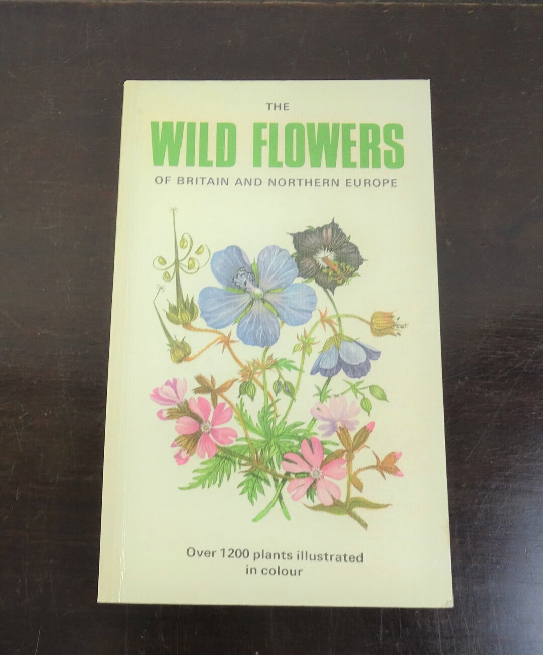 Wildflower Field Guide Garden Vintage Reference Book, Wild Flowers of ...