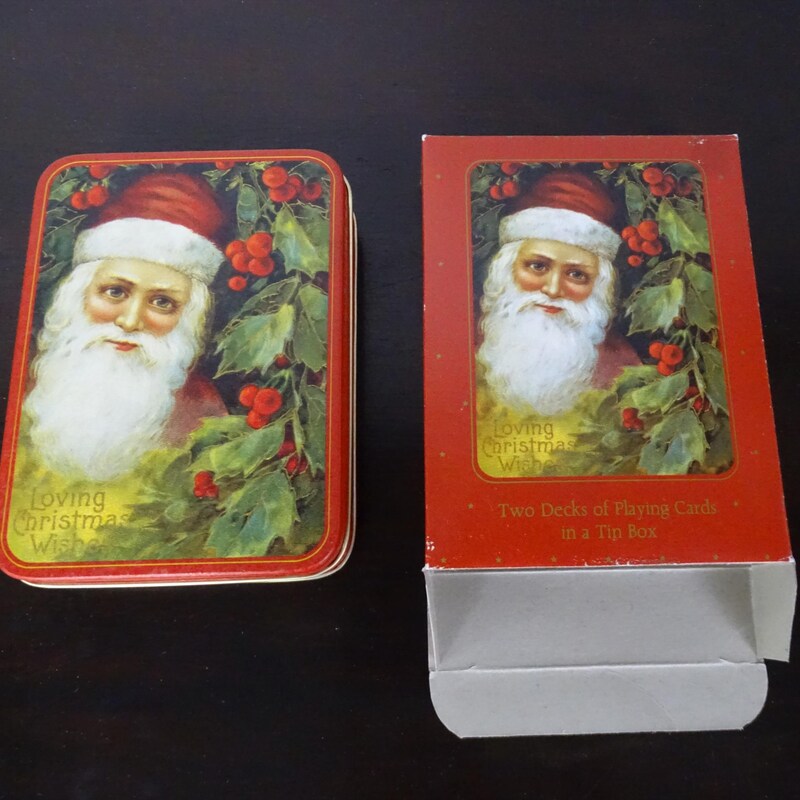 Tin Playing Cards Double - Etsy