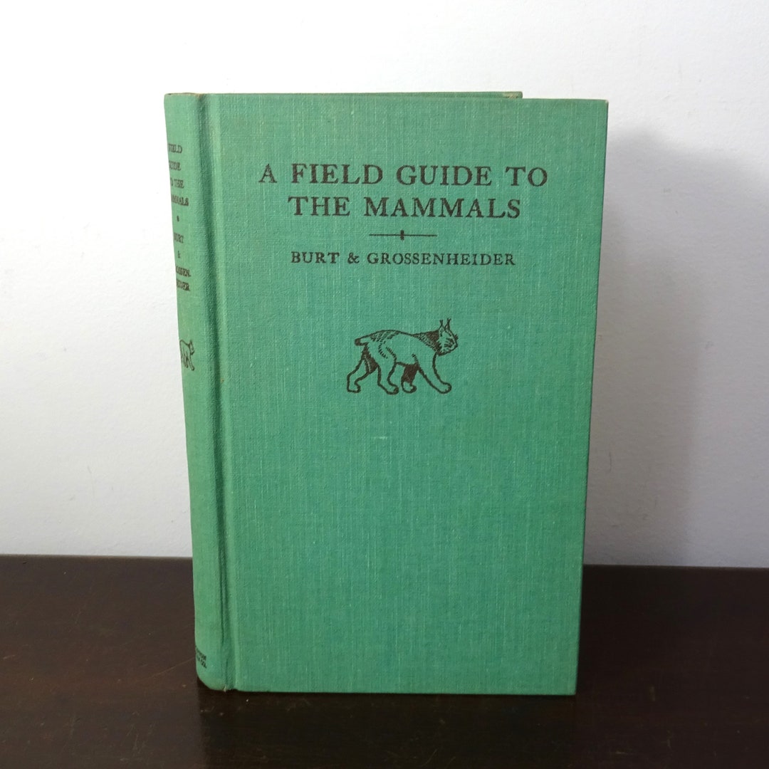 Nature Reference Field Guide Book, Peterson Mammal Book, Vintage Animal ...