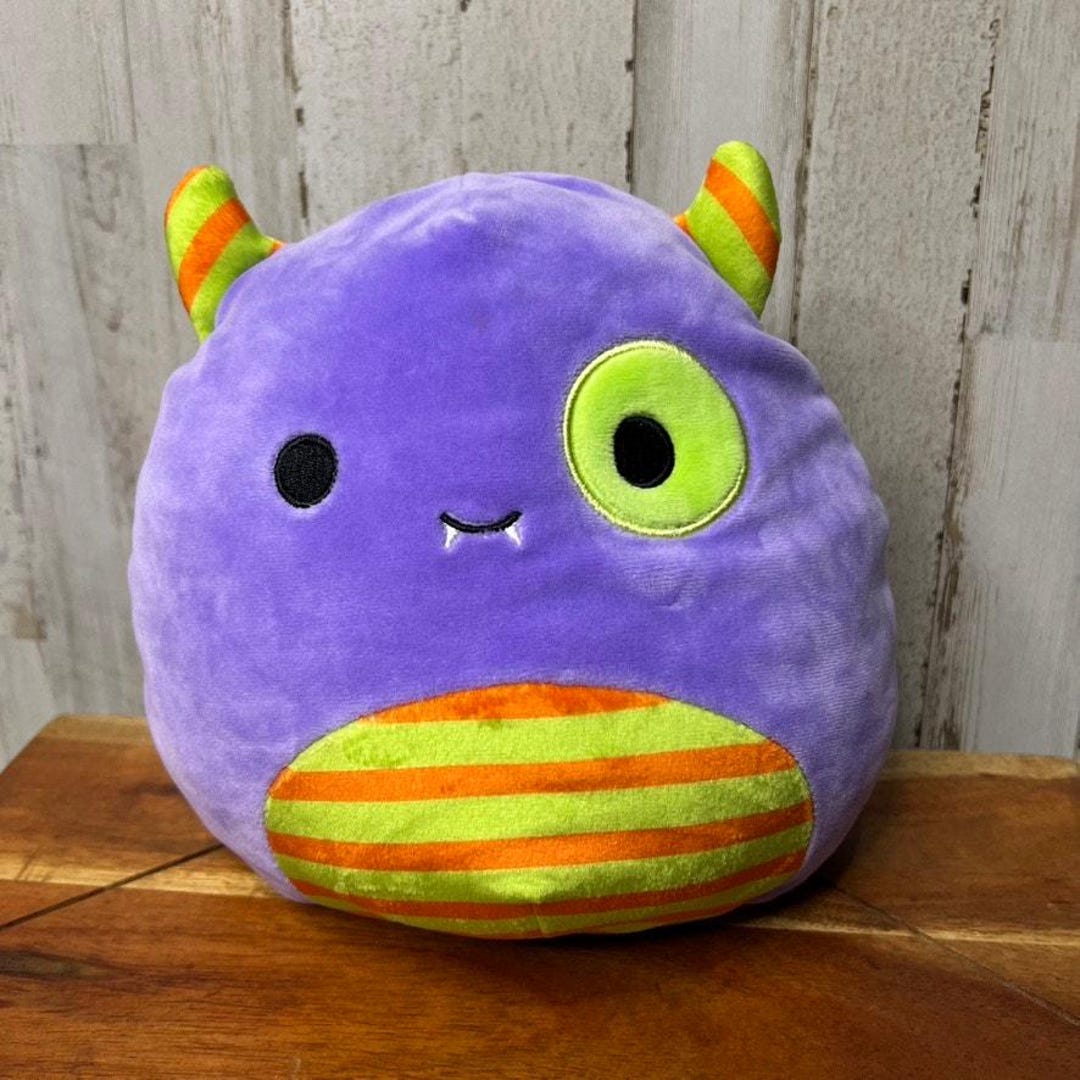 Squishmallow Marvin the Mallow Monster 8" Plush Toy Halloween Purple - Etsy