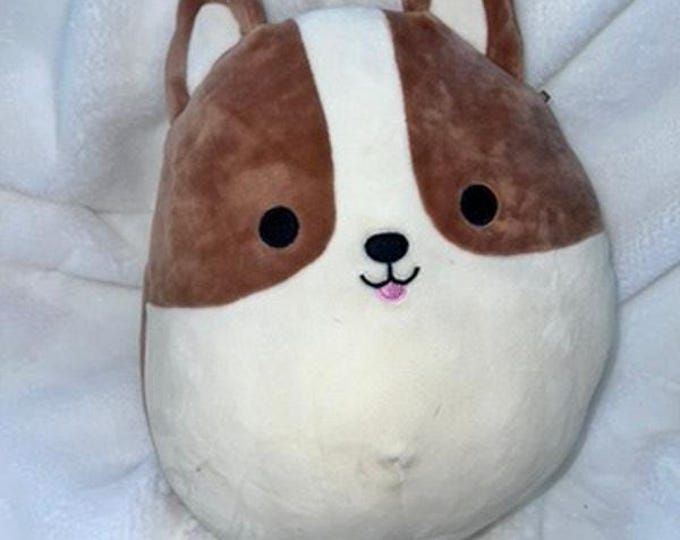 Squishmallow Reginald Corgi Dog Plush Medium 14" Brown Super Soft Toy ...