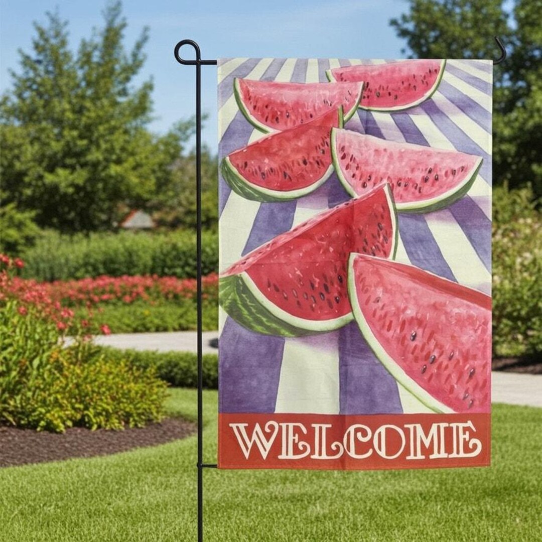 Northlight Summer Watermelon Slice Garden Flag Multicolor - Etsy