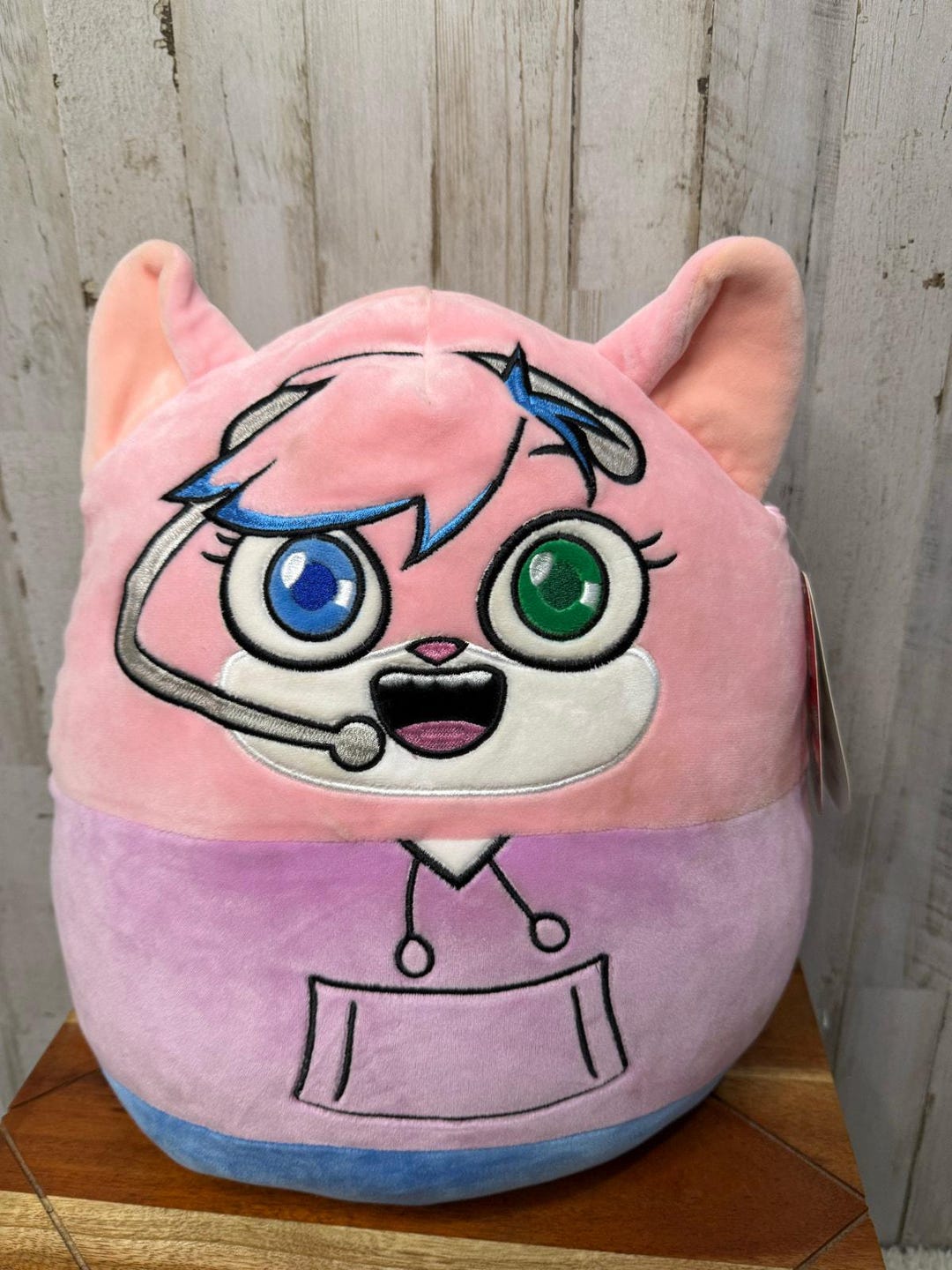 NWT Ryan's World Alpha Lexa Pink Cat Squishmallow Plush Toy Medium Size ...