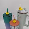Duck Engraved Owala Tumbler – 16oz 24oz 32oz 40oz Yellow Freesip Cup ...