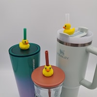 Duck Engraved Owala Tumbler – 16oz 24oz 32oz 40oz Yellow Freesip Cup ...