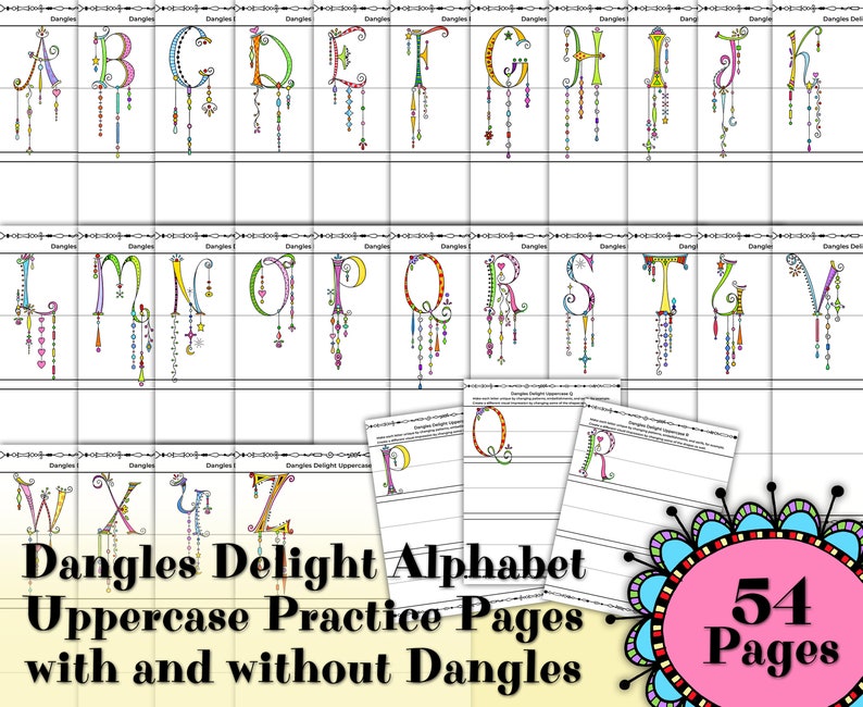 120+ Practice Sheets Bundle - Dangles Demystified EARLY RELEASE Upper ...
