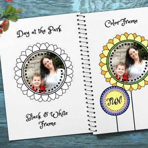 Funflower Stackable Round Doodle Frames 46 Piece Set Personal and ...