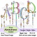Dangles Delight Alphabet Upper Case - With and Without Dangles Included ...