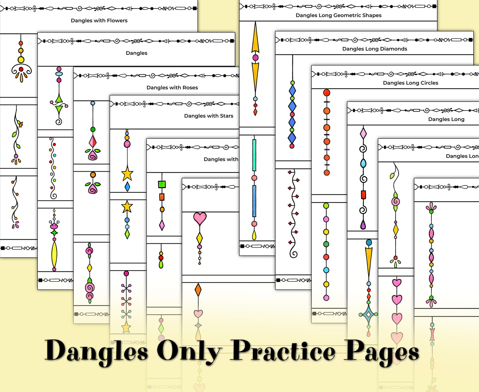 120+ Practice Sheets Bundle - Dangles Demystified EARLY RELEASE Upper ...