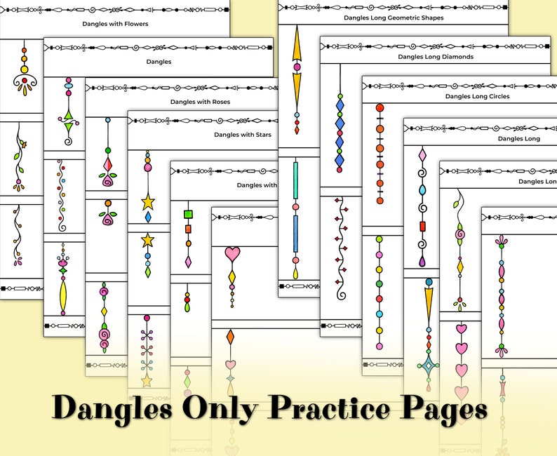 120+ Practice Sheets Bundle - Dangles Demystified EARLY RELEASE Upper ...