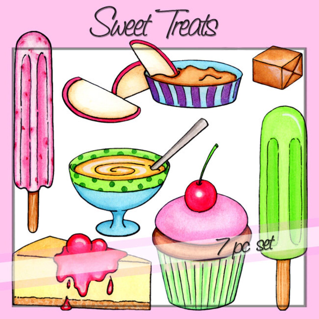 Sale! Sweet Treats Downloadable Clip Art - Personal and Limited ...