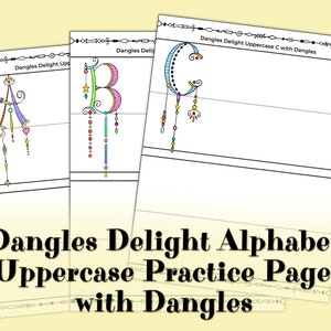 Dangles Workbook for Everyone: Learn to Draw Decorative Lettering & Art ...