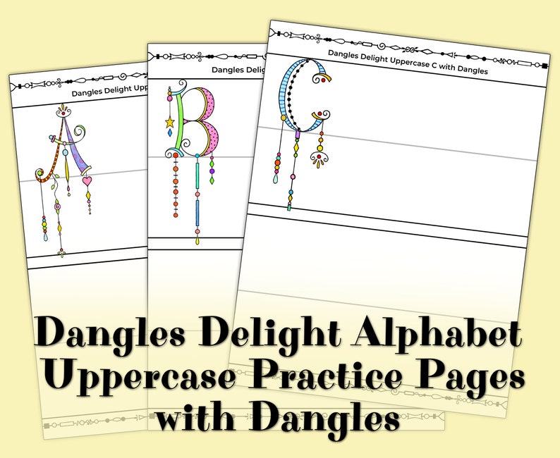 120+ Practice Sheets Bundle - Dangles Demystified EARLY RELEASE Upper ...