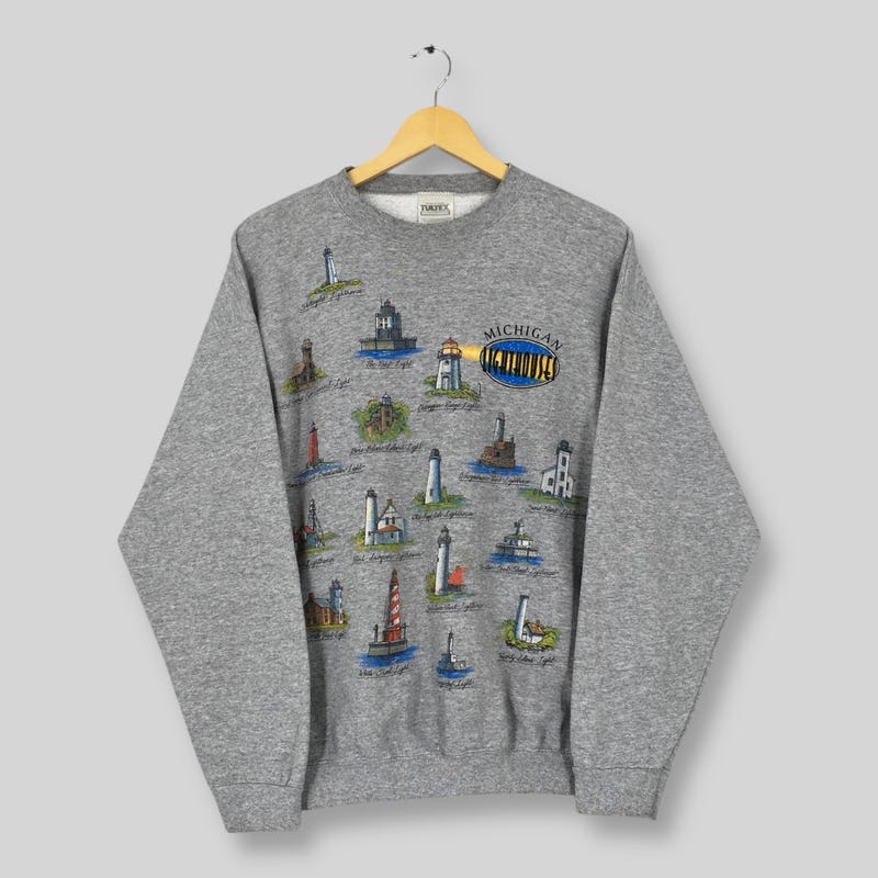 Lighthouse Usa Sweatshirt - Etsy