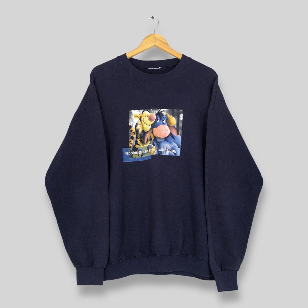 Vintage Winnie the Pooh Eeyore Tigger Sweatshirt Xlarge Eeyore Tigger ...