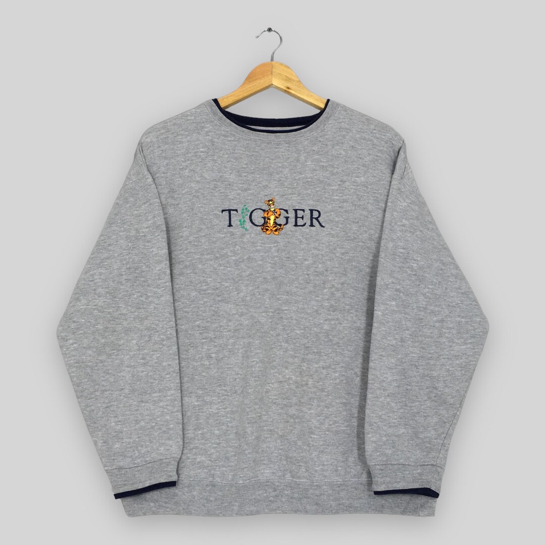 Vintage Winnie the Pooh Tigger Sweatshirt Large Tigger Disney Character ...