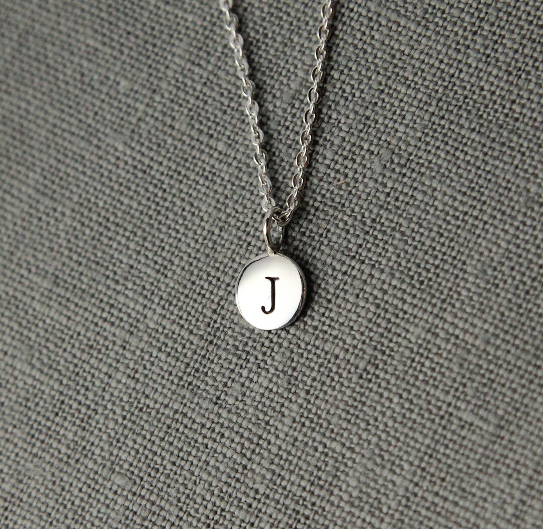Personalized Necklace Initials, Silver Initial Jewelry, Personalized ...