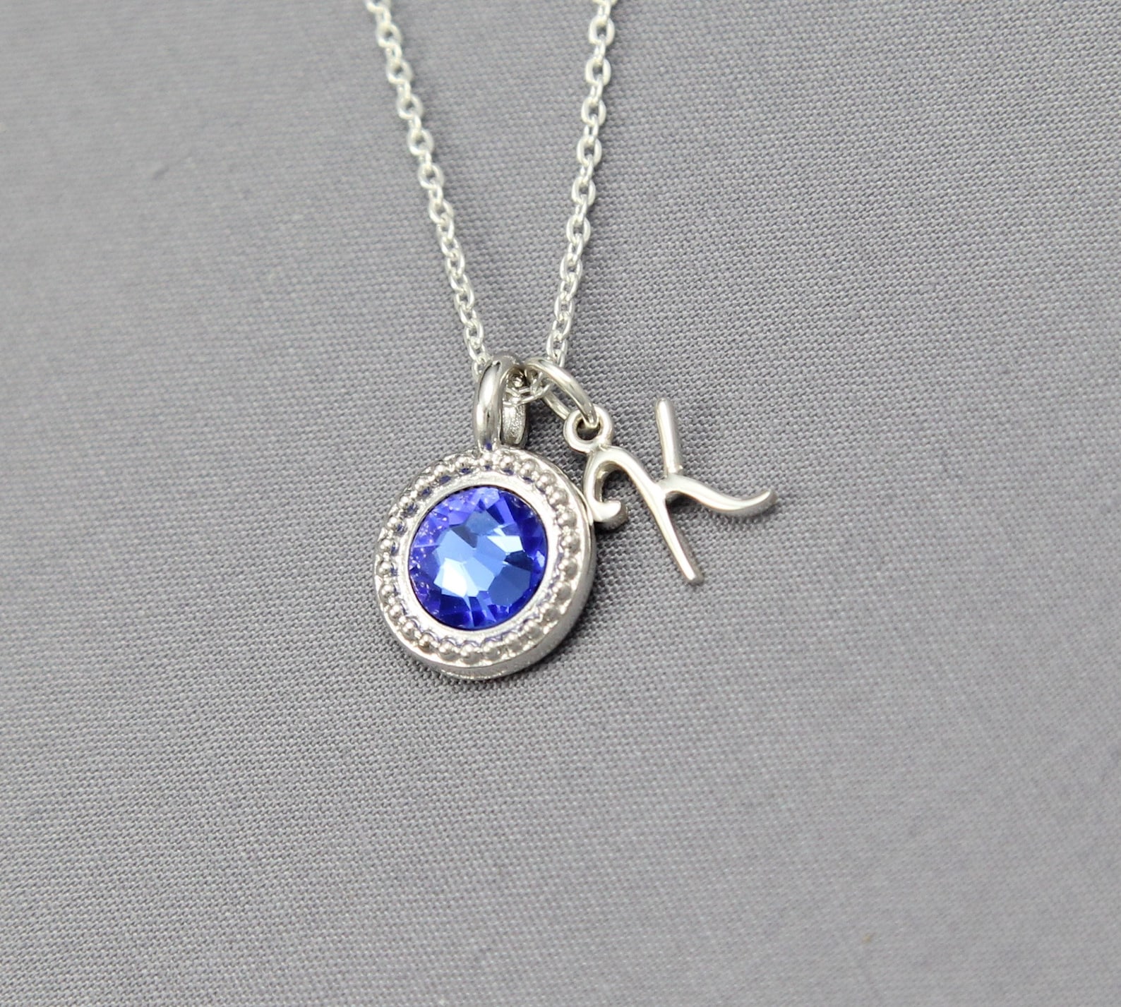 Birthstone Personalized Necklace Custom Mothers Jewelry - Etsy
