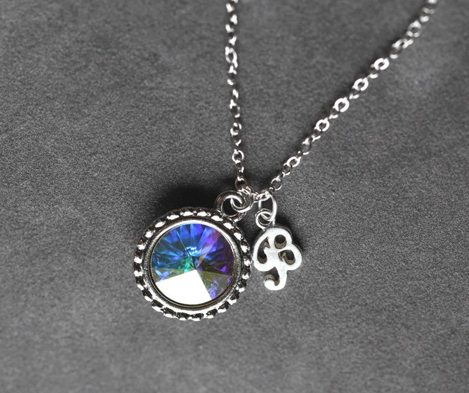 Opal Birthstone Necklace, October Birthstone Jewelry, Opal Crystal, New ...