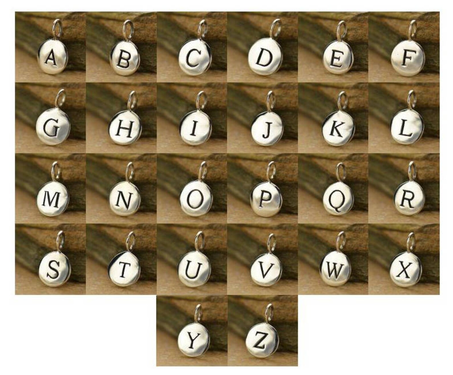 Personalized Necklace Initials, Silver Initial Jewelry, Personalized ...