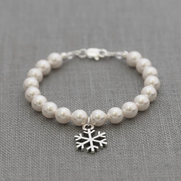 Snowflake Bracelet - Etsy