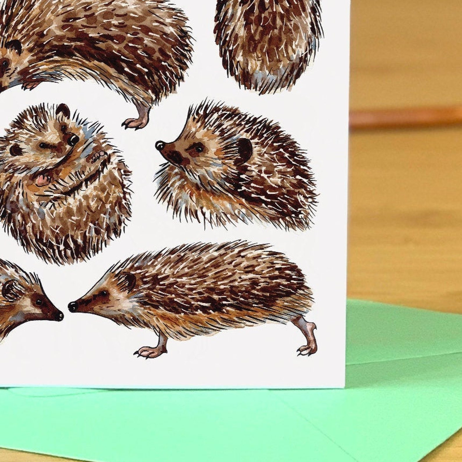 Hedgehog Greeting Card Collective Nouns Card for Array of | Etsy