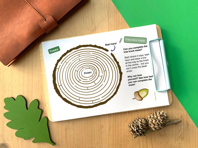 Tree Trunk Puzzle Sheet Educational Tree Printable - Etsy
