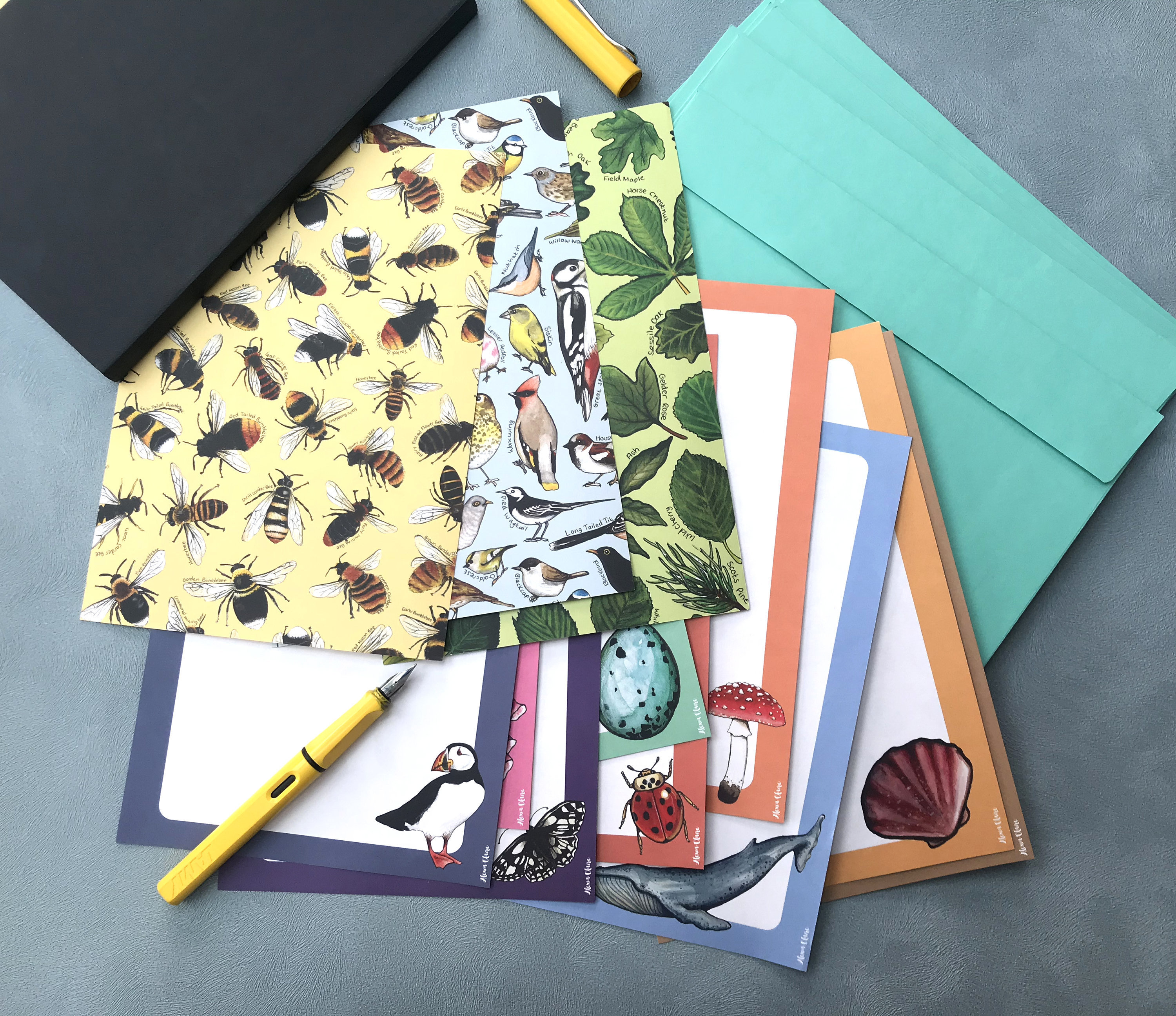 British Wildlife Letter Writing Set - Etsy UK