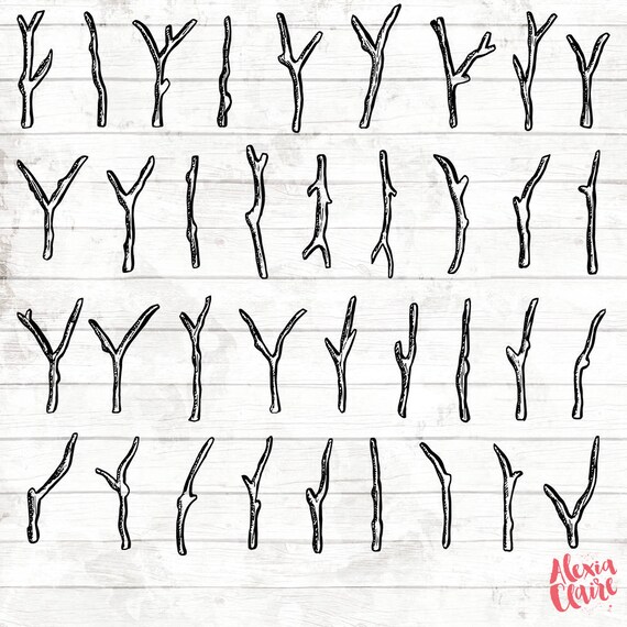 Tiny Twigs Clip Art