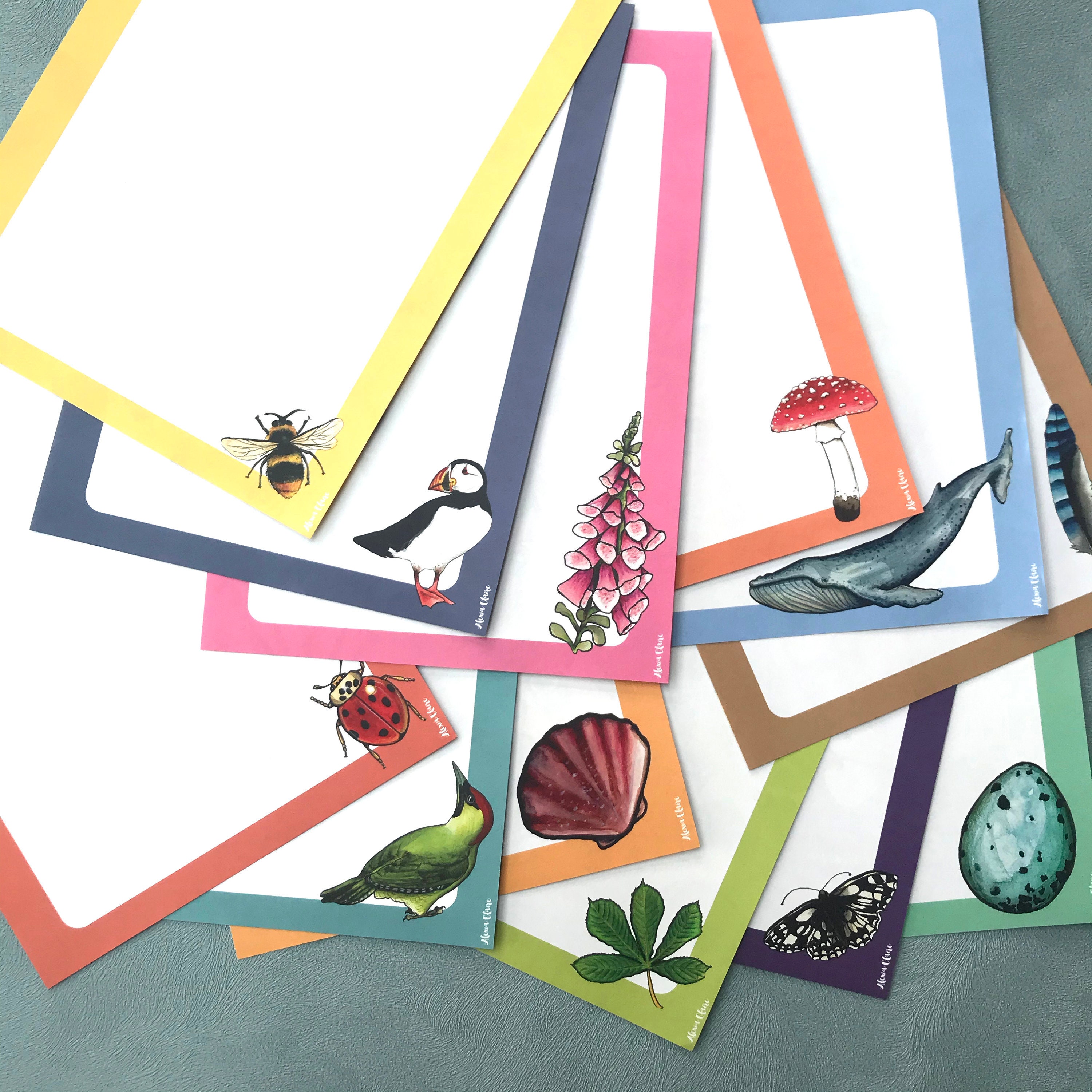 British Wildlife Letter Writing Set - Etsy UK