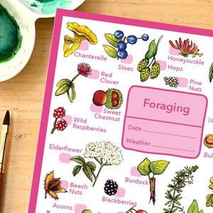 Foraging Spotting Worksheet - Educational Wildlife Printable - Etsy