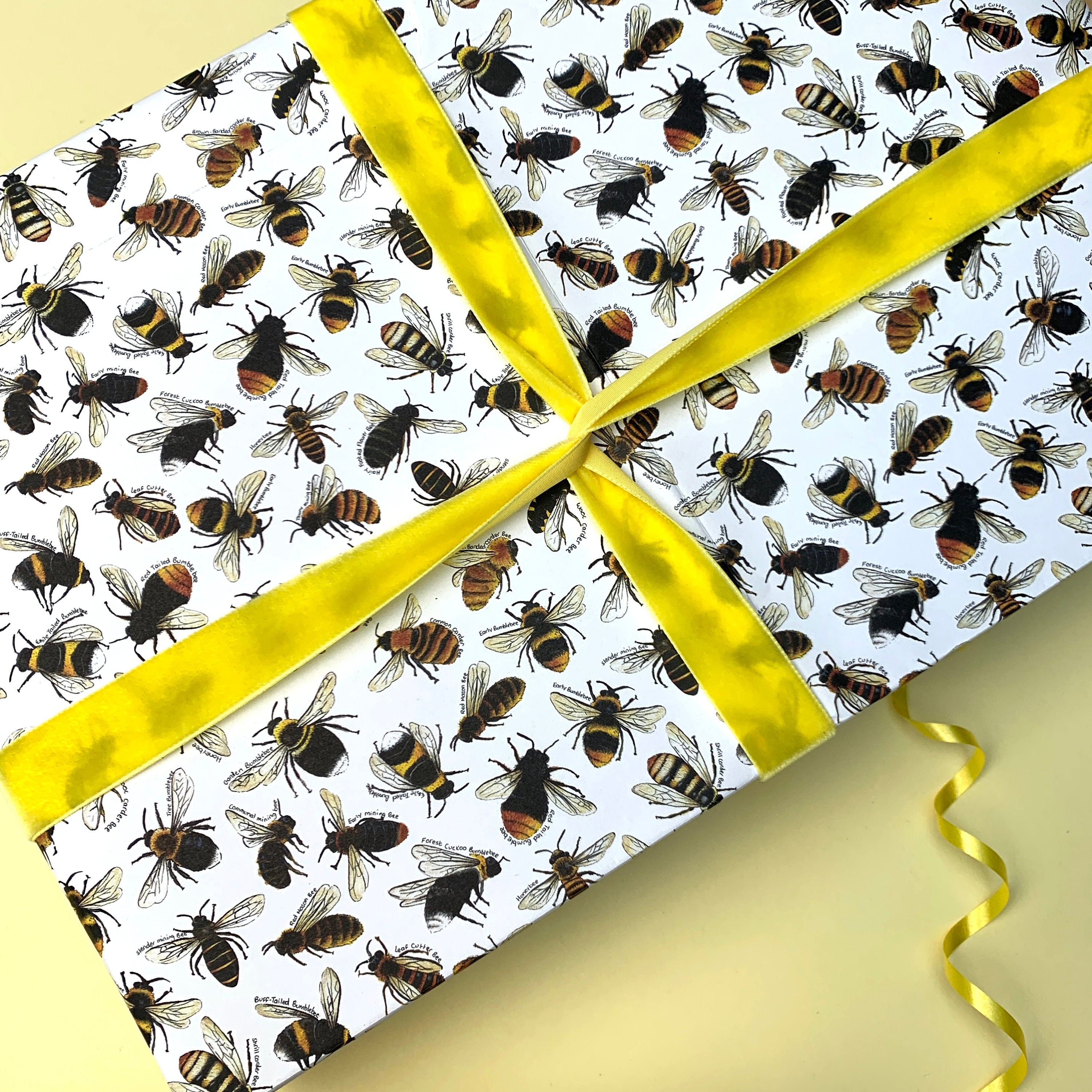 Bumble Bee wrapping paper | Etsy