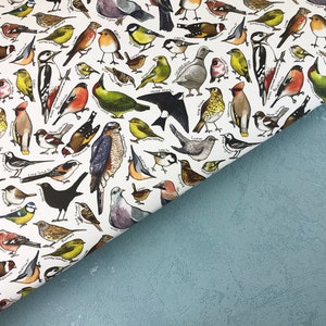 Garden Birds Wrapping Paper Watercolour Wildlife Birthday | Etsy