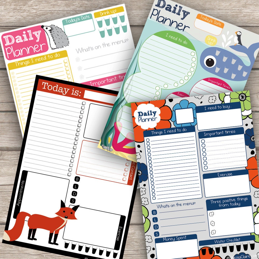 Planner Printable Kit Daily Planner Download Beginner - Etsy
