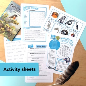 Garden Bird Anatomy Nature Study Pack - Educational Birds Printable ...