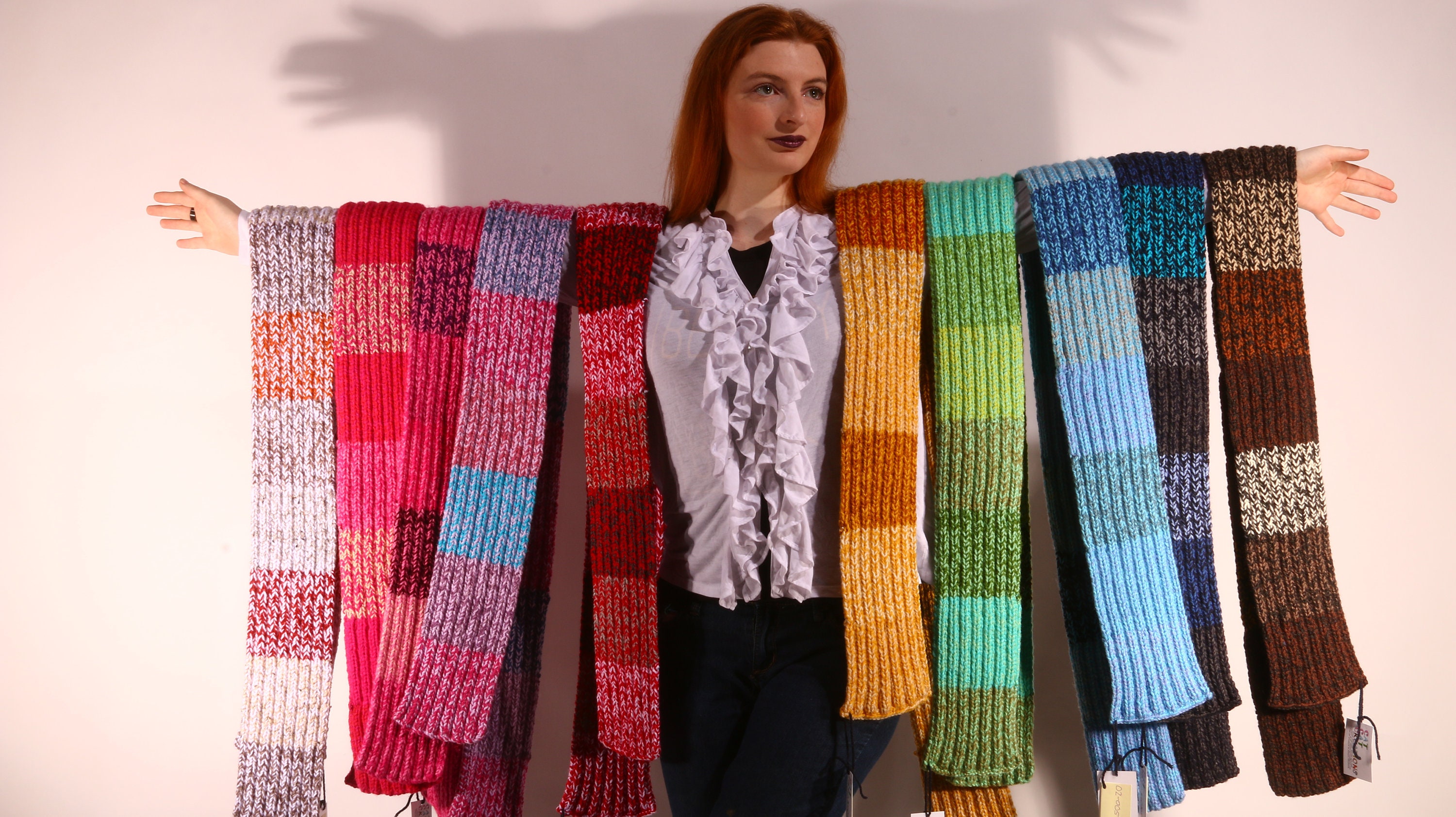 Unique Hand-knitted Elegant & Plush Scarf 02-005 - Etsy