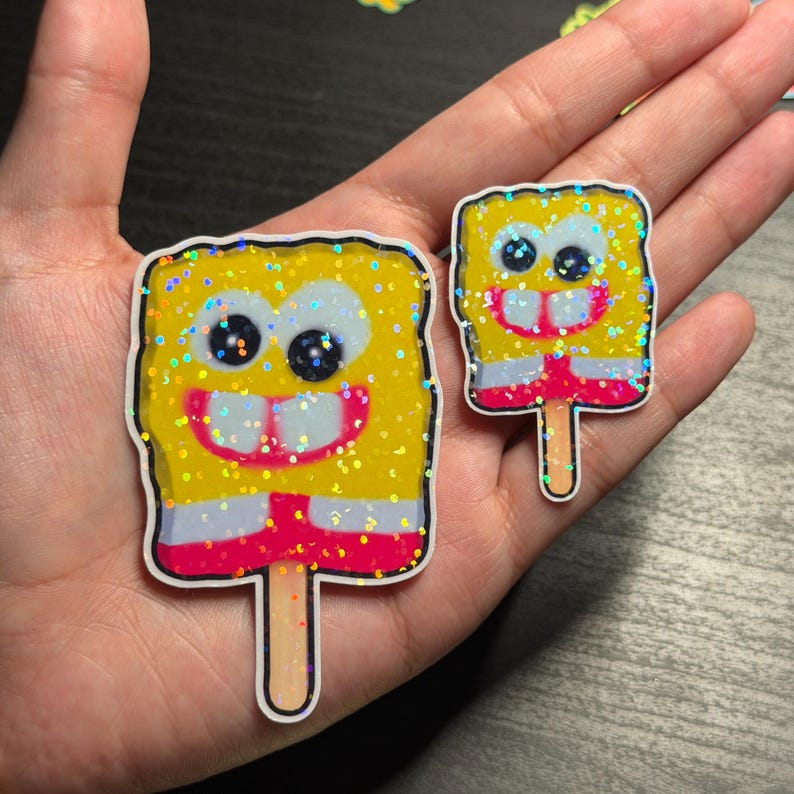 Nostalgic Ice Cream Sticker Pack | Sparkly Nostalgic 90’s 2000’s Die ...