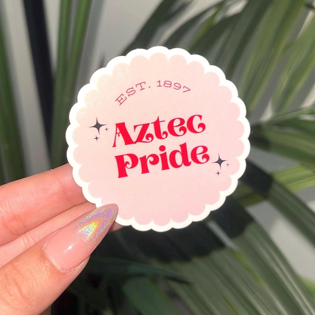 SDSU Aztec Pride Sticker: San Diego State University Decal - Etsy