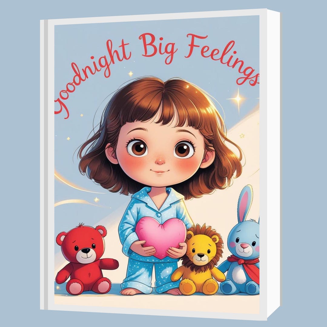 Goodnight Big Feelings Bedtime Story for Kids Emotional Growth Book - Etsy