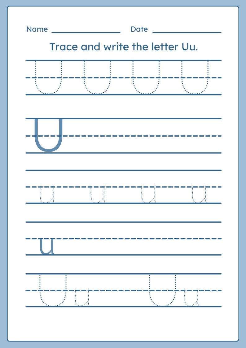 Letter Uu Worksheets | Letter of the Day Activity Book | Short U /ŭ ...