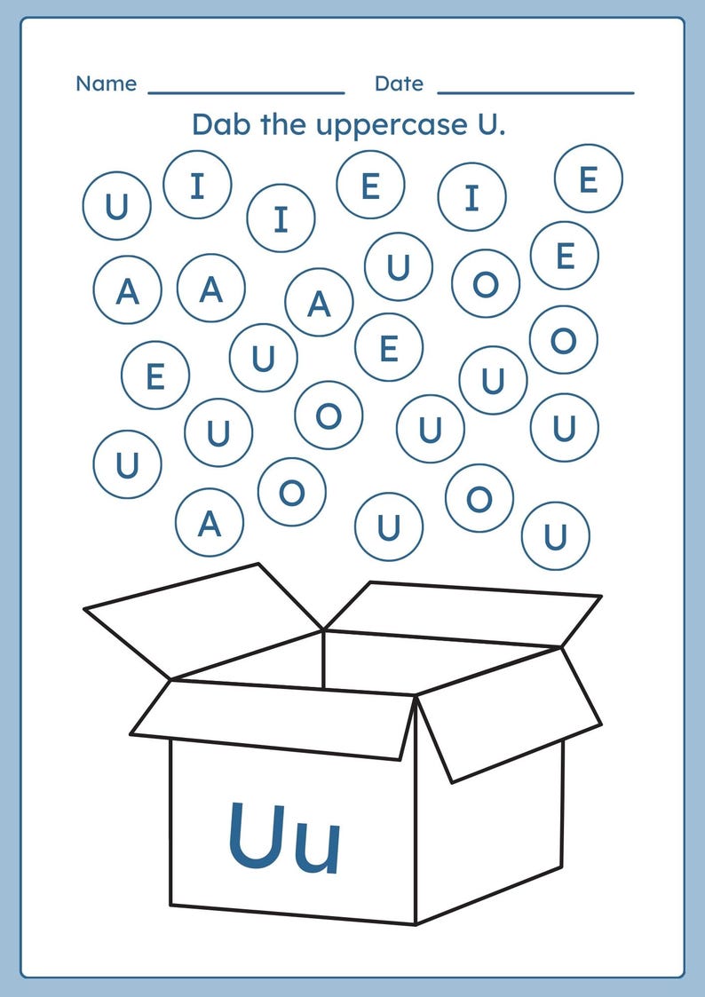 Letter Uu Worksheets | Letter of the Day Activity Book | Short U /ŭ ...