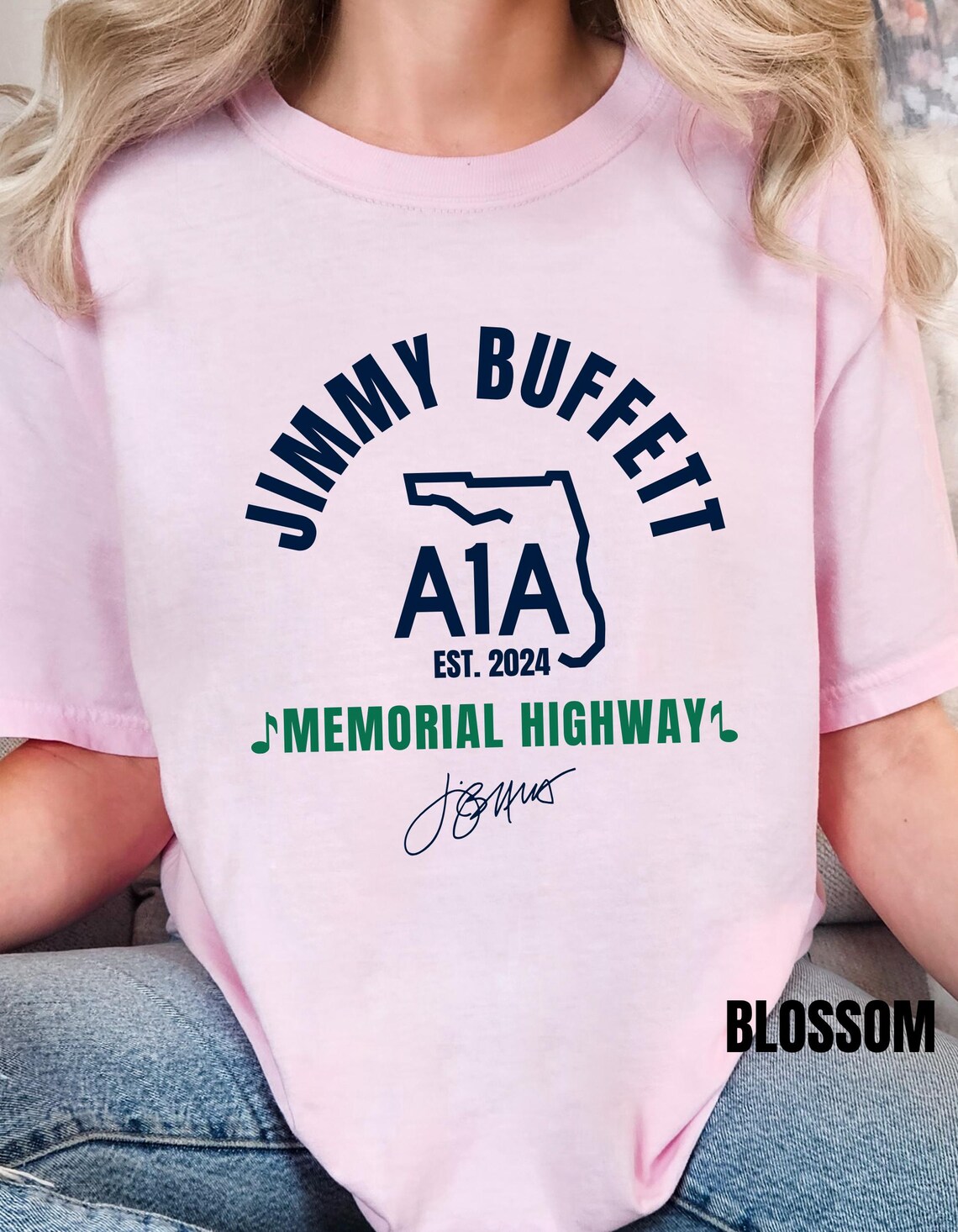 Jimmy Buffett Shirt, A1A Jimmy Buffett Tshirt, A1A Memorial Highway ...